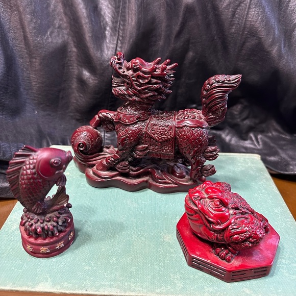 Art | Foo Dog Feng Shui Money Toad Feng Shui Fish | Poshmark
